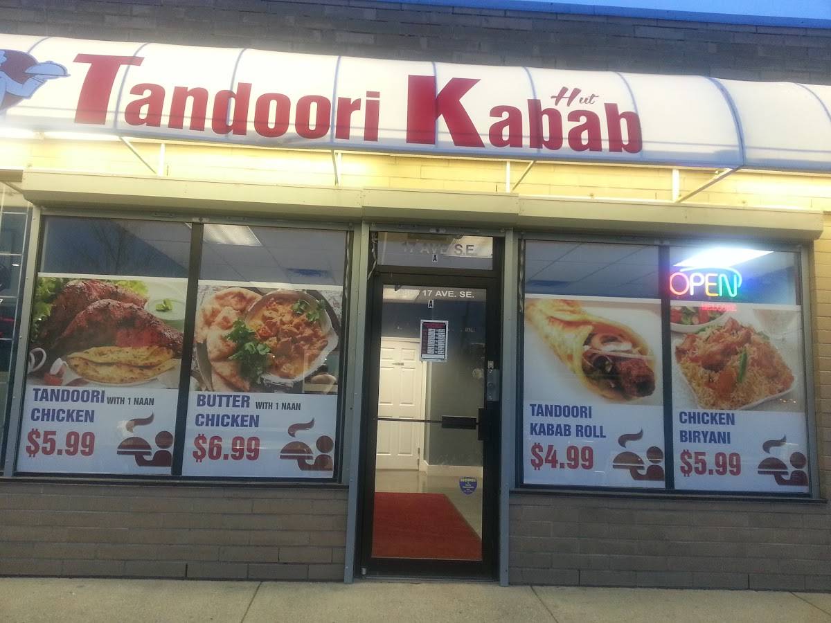 Menu at Tandoori Kabab Hut restaurant, Calgary