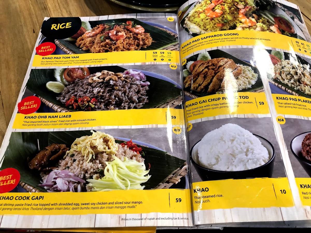 Menu at Thai Alley - Pacific Place restaurant, South Jakarta, Pacific ...