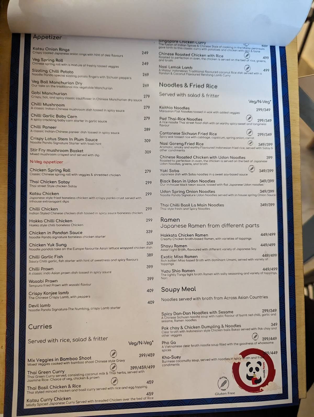 Menu at The Baker's Holt, Bengaluru