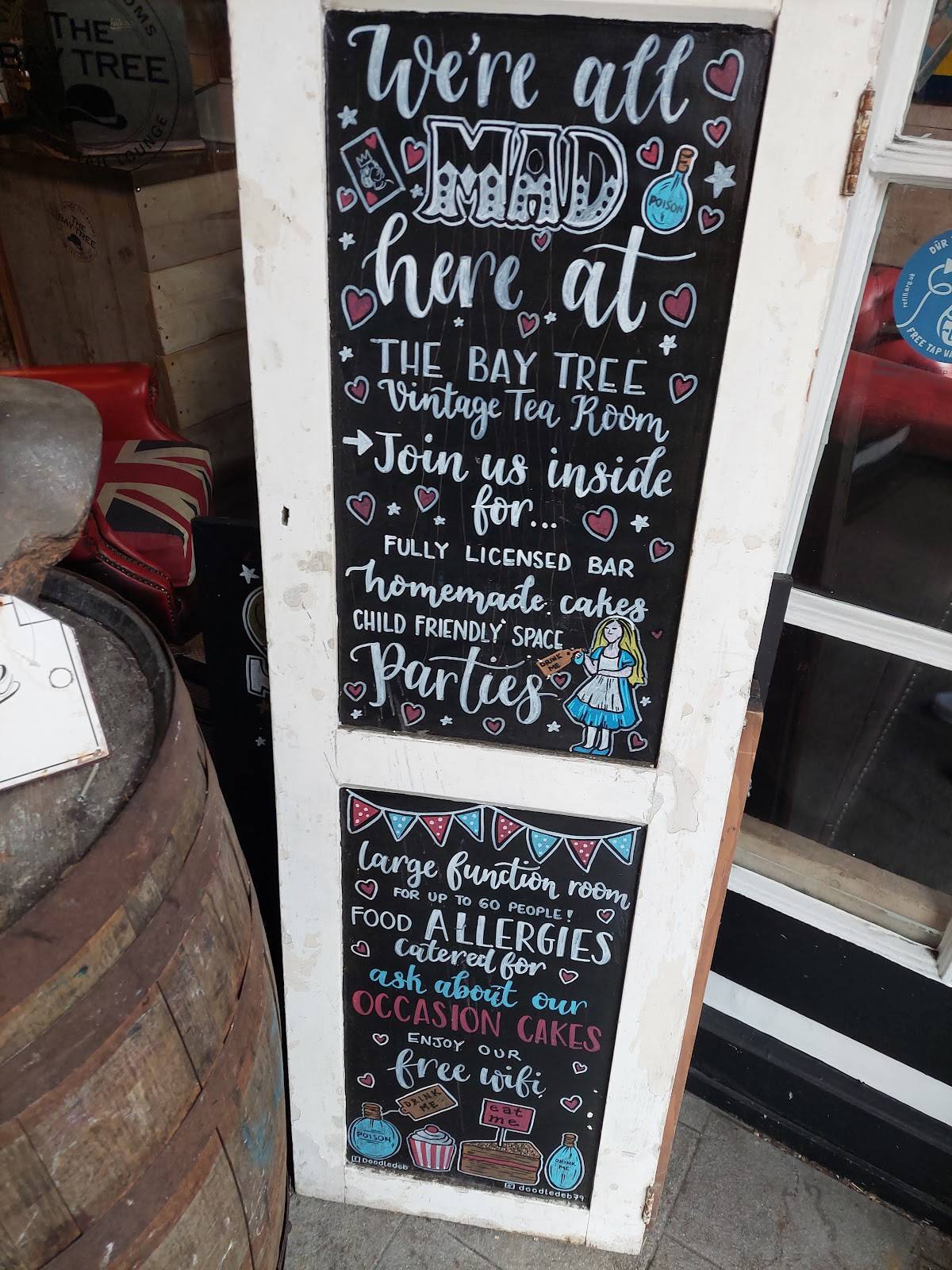 Menu at The Bay Tree Vintage Tea Room pub & bar, Welshpool
