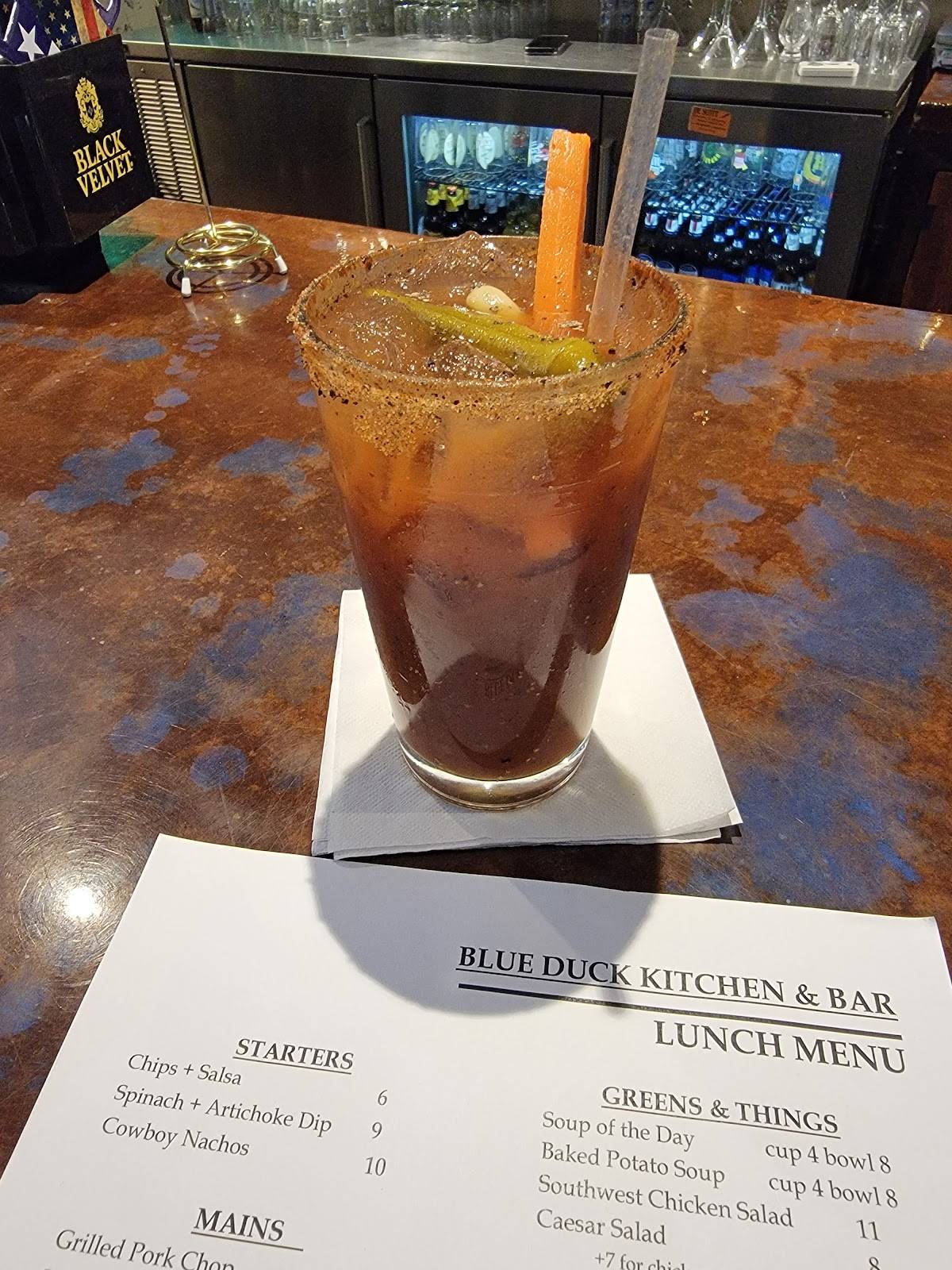 Menu at The Blue Duck Kitchen & Bar, Livingston
