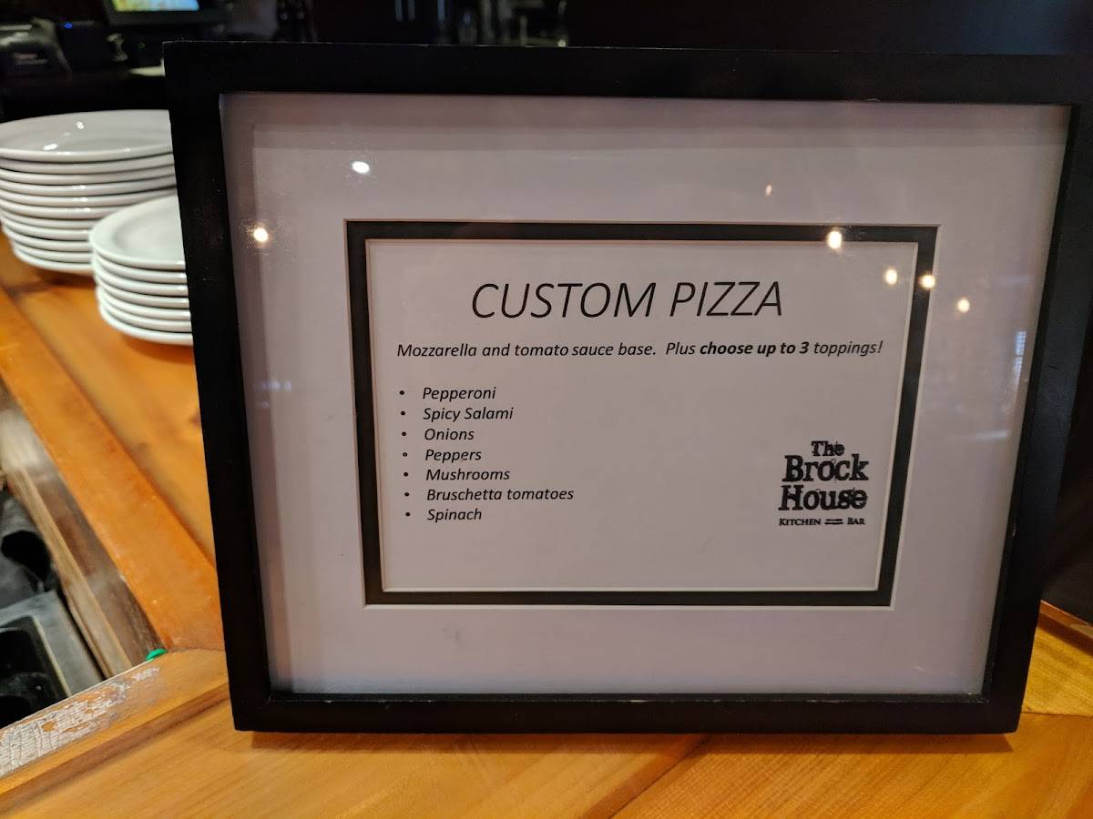 Menu at The Brock House steakhouse, Whitby