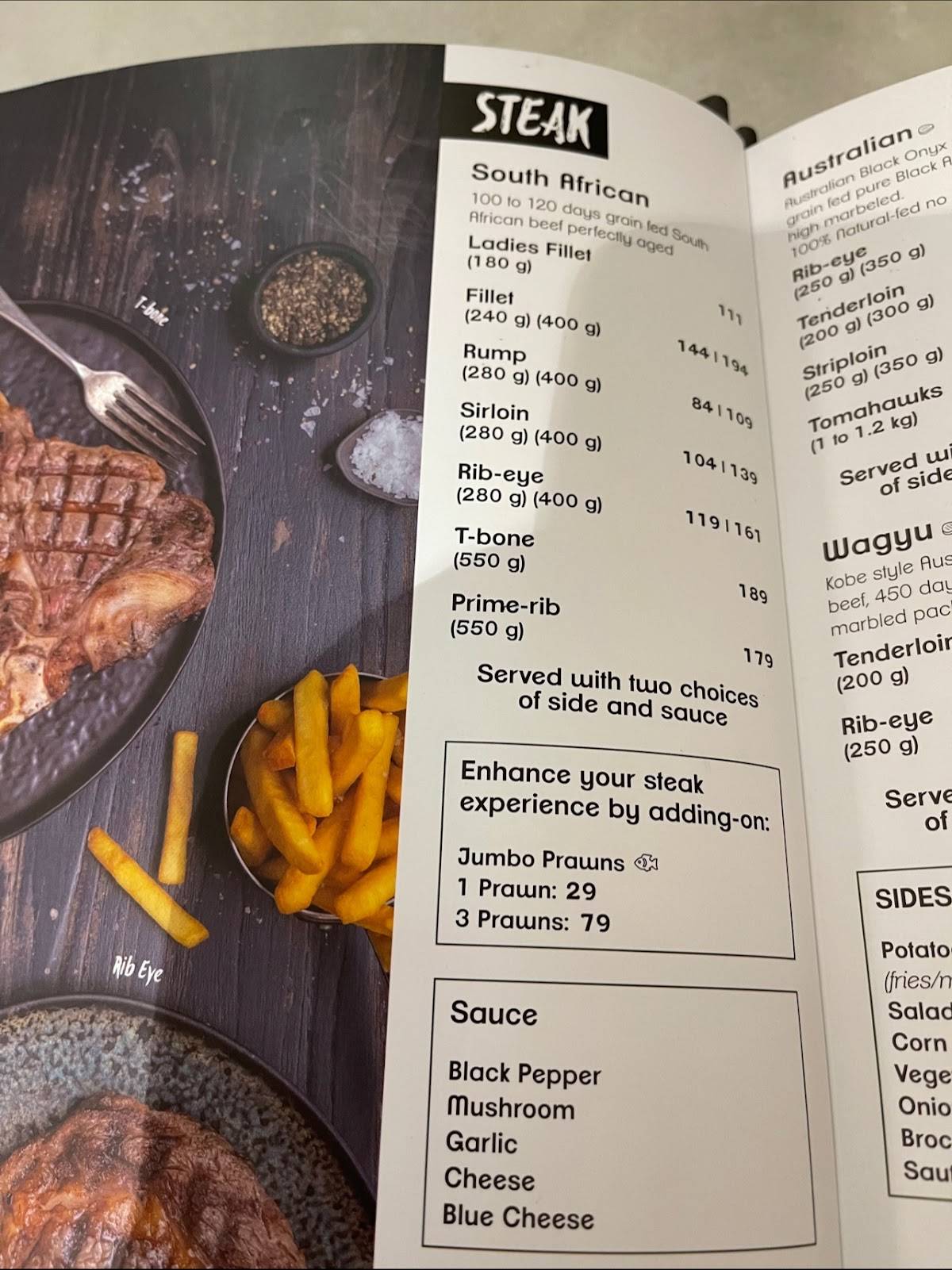 Menu at The Butcher Shop & Grill restaurant, Dubai, Mall of The ...
