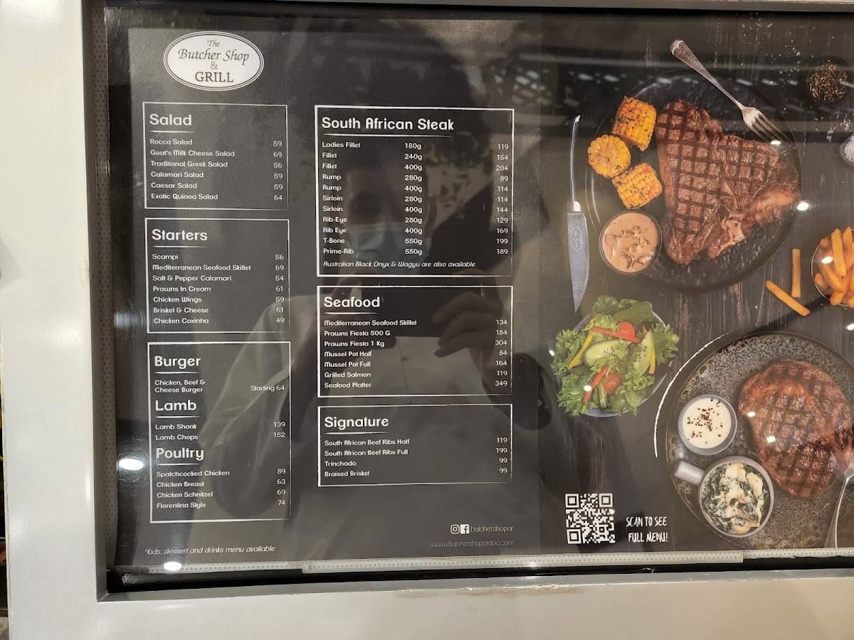Menu at The Butcher Shop & Grill restaurant, Dubai, Mall of The ...