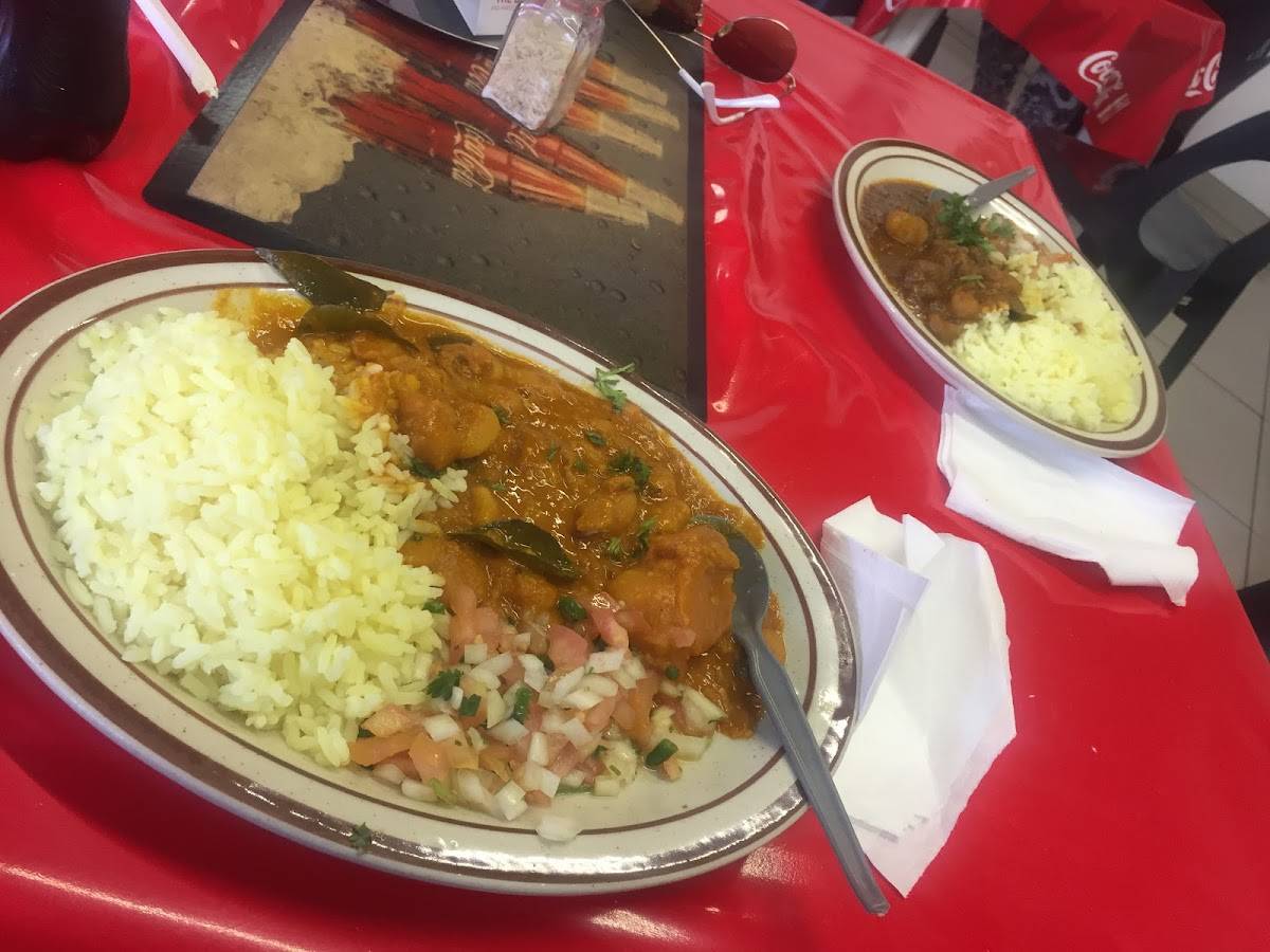 Menu at The Curry Court restaurant, Pietermaritzburg