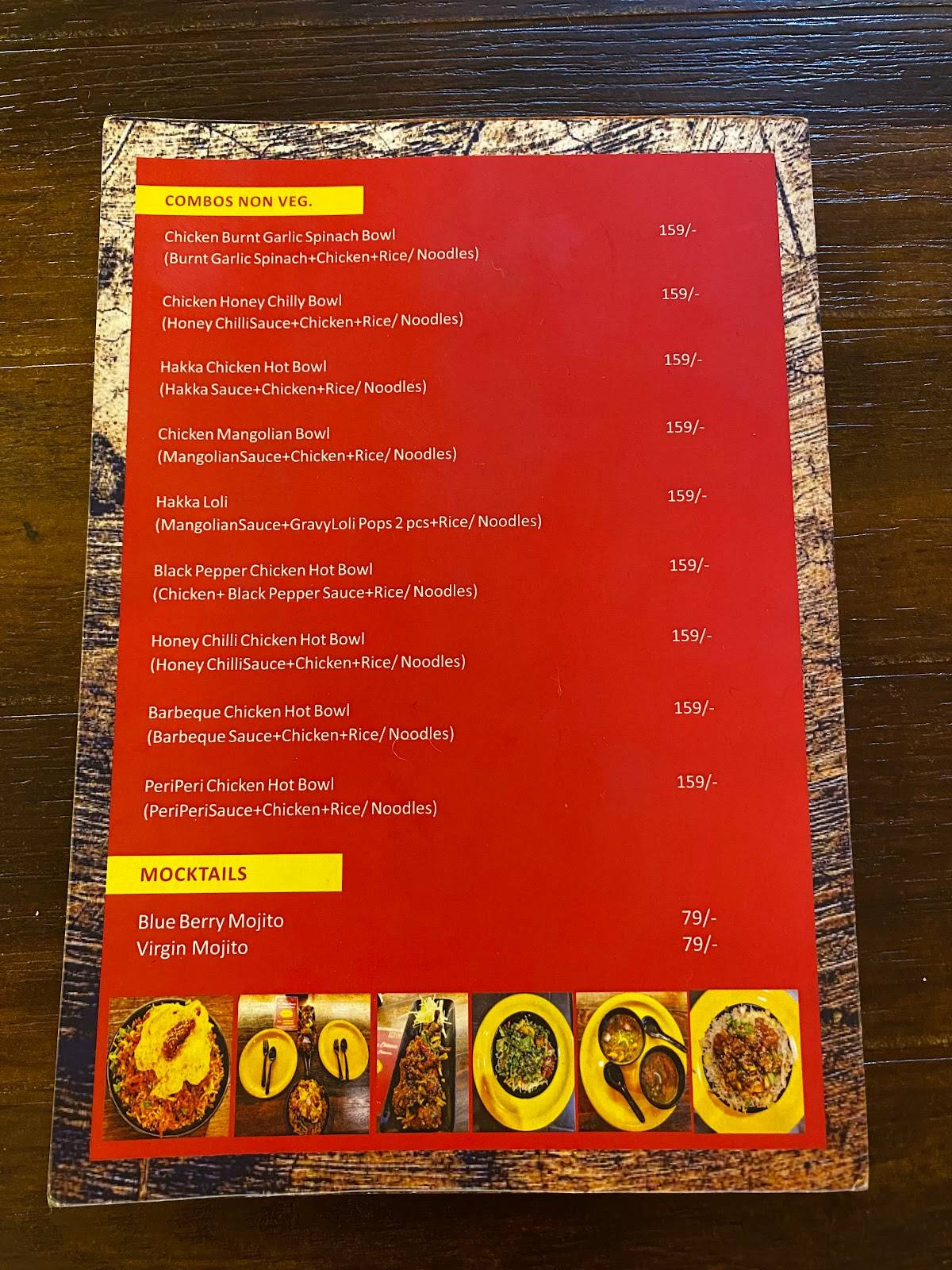 Menu at The Hakka Chinese, Virar