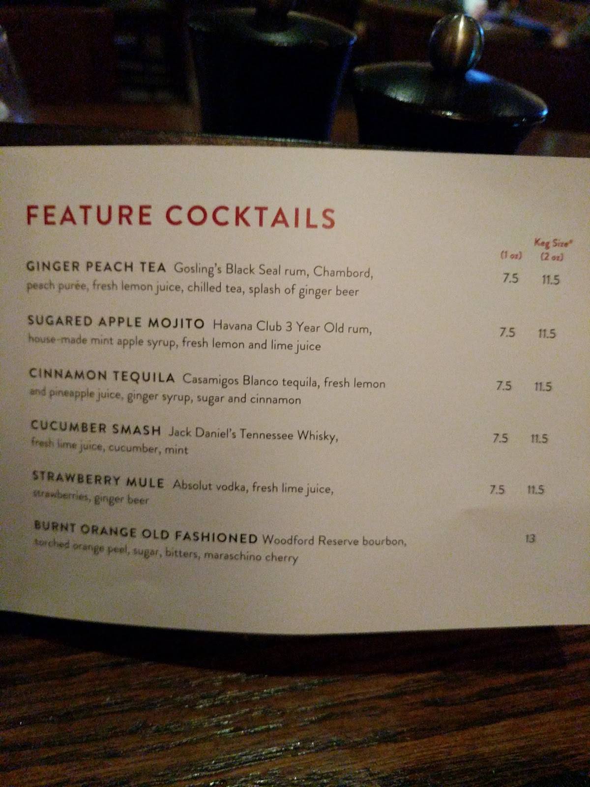 Menu at The Keg Steakhouse + Bar - Saskatoon, Saskatoon