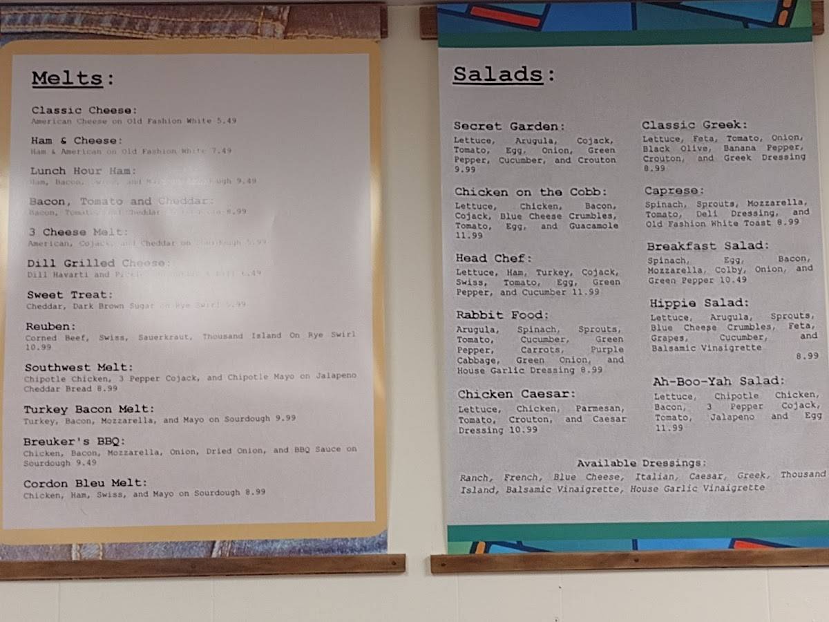 Menu at The Lunch Pail restaurant, Fremont, 14 W Main St