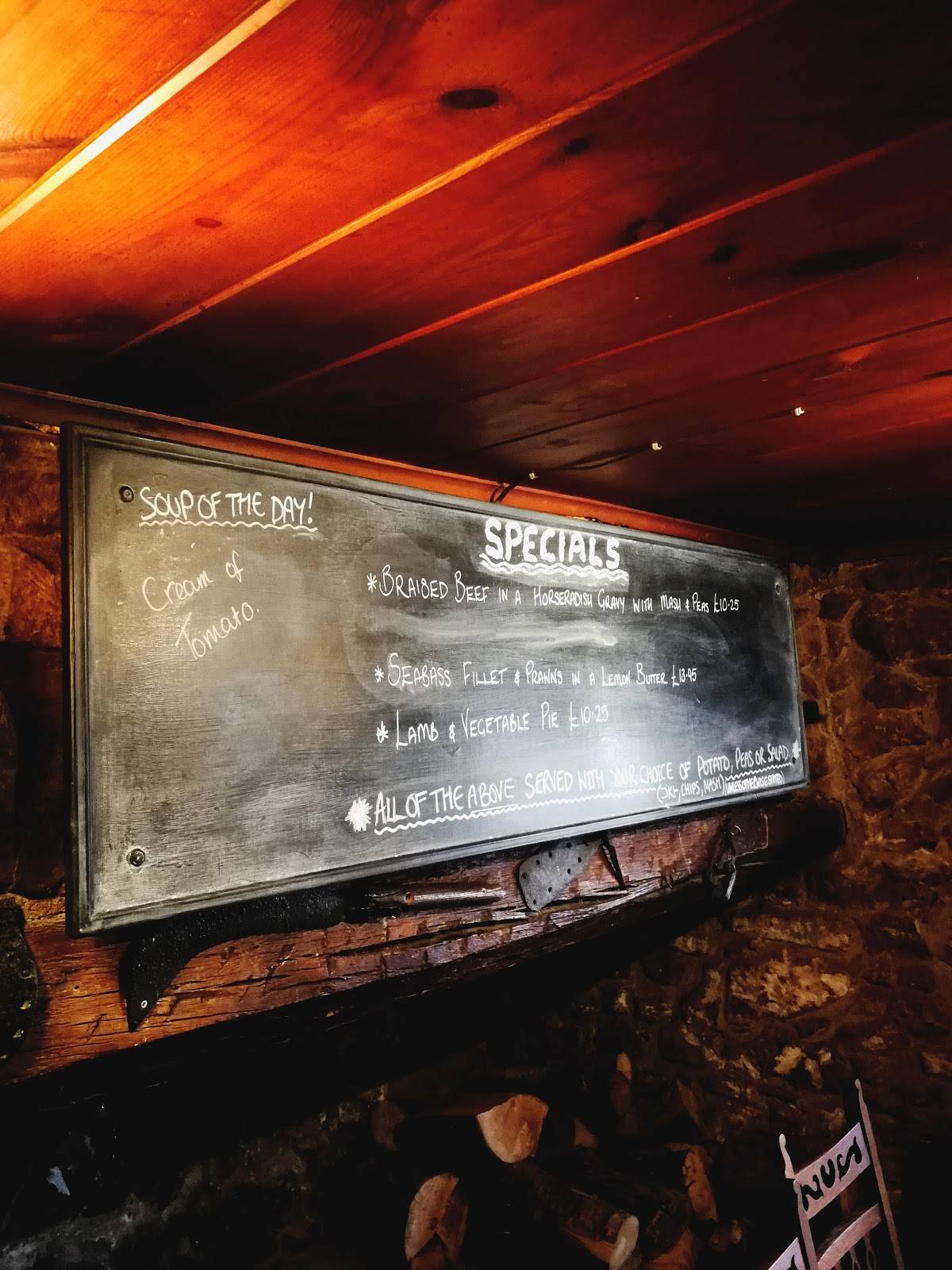 Menu at The Queen Victoria Inn pub & bar, Priddy