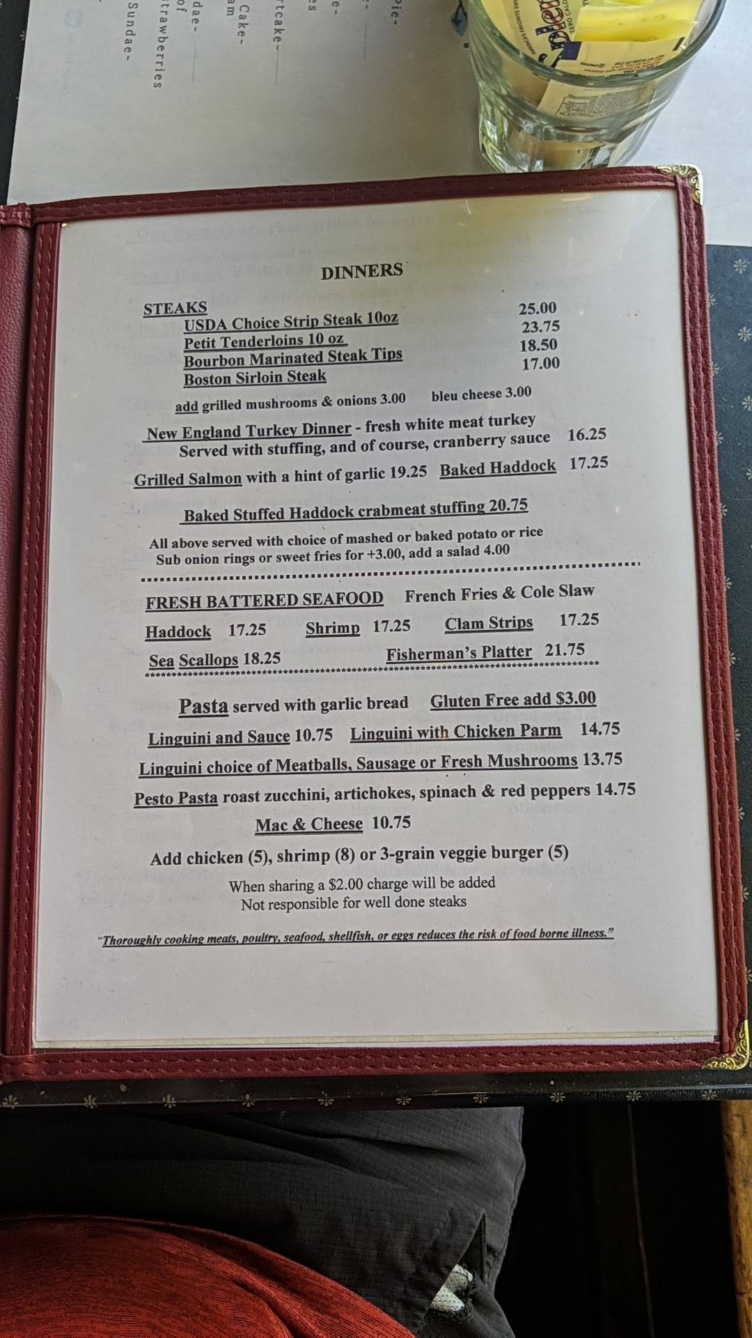 Menu at The Traveler Restaurant, Union