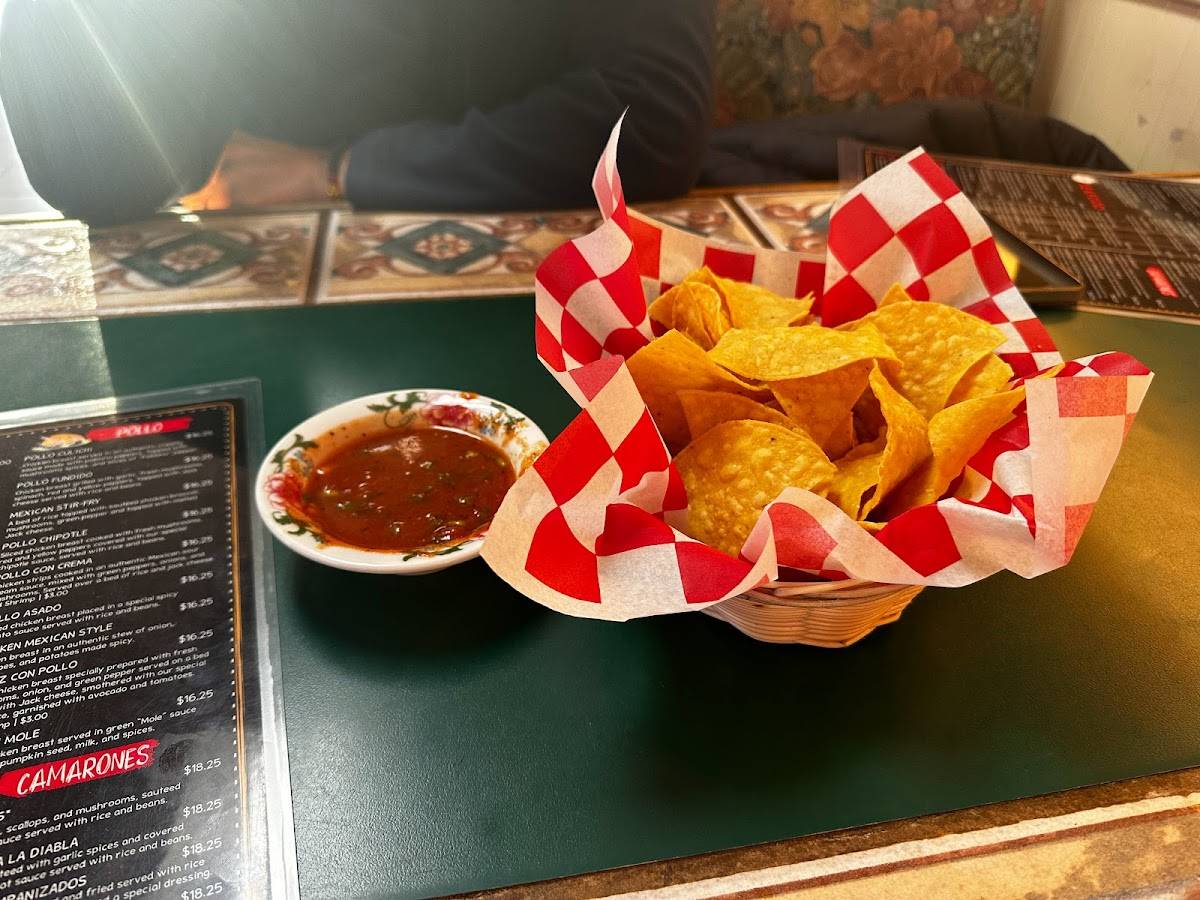 Menu at Three Margaritas restaurant, Sidney, Silverberg Dr a
