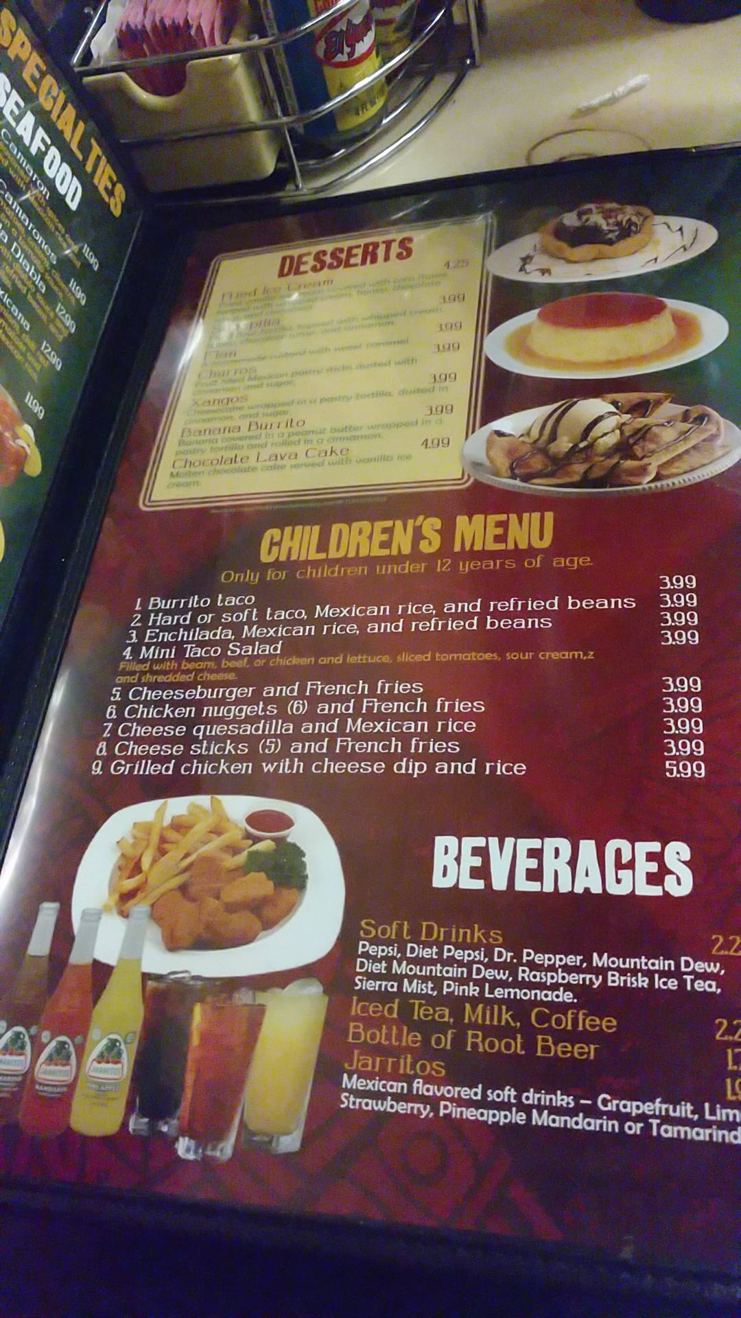 Menu at Tlaquepaque Mexican Grill & Restaurant, Saint Clairsville ...