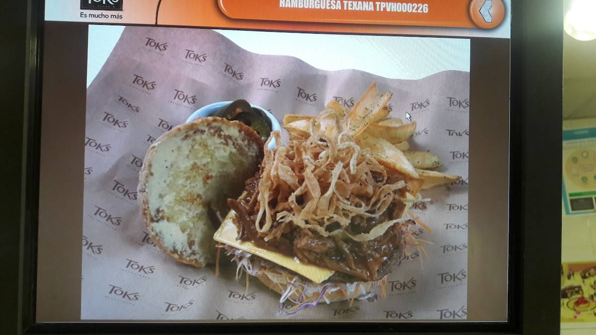Menu at Toks Insurgentes Ameyalco restaurant, Mexico City