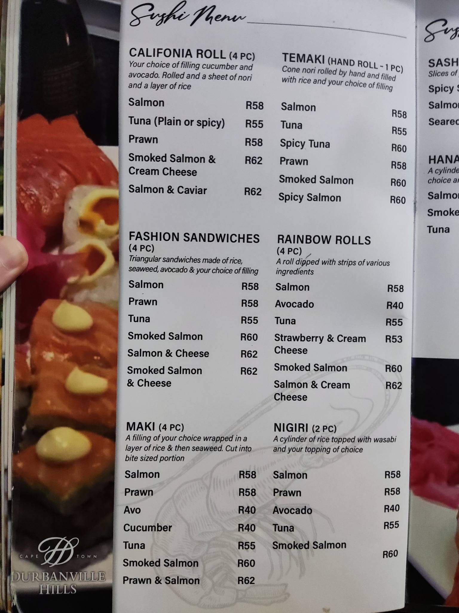 Menu at Toureiro House of Prawns restaurant, Pretoria, 978 Veda Ave