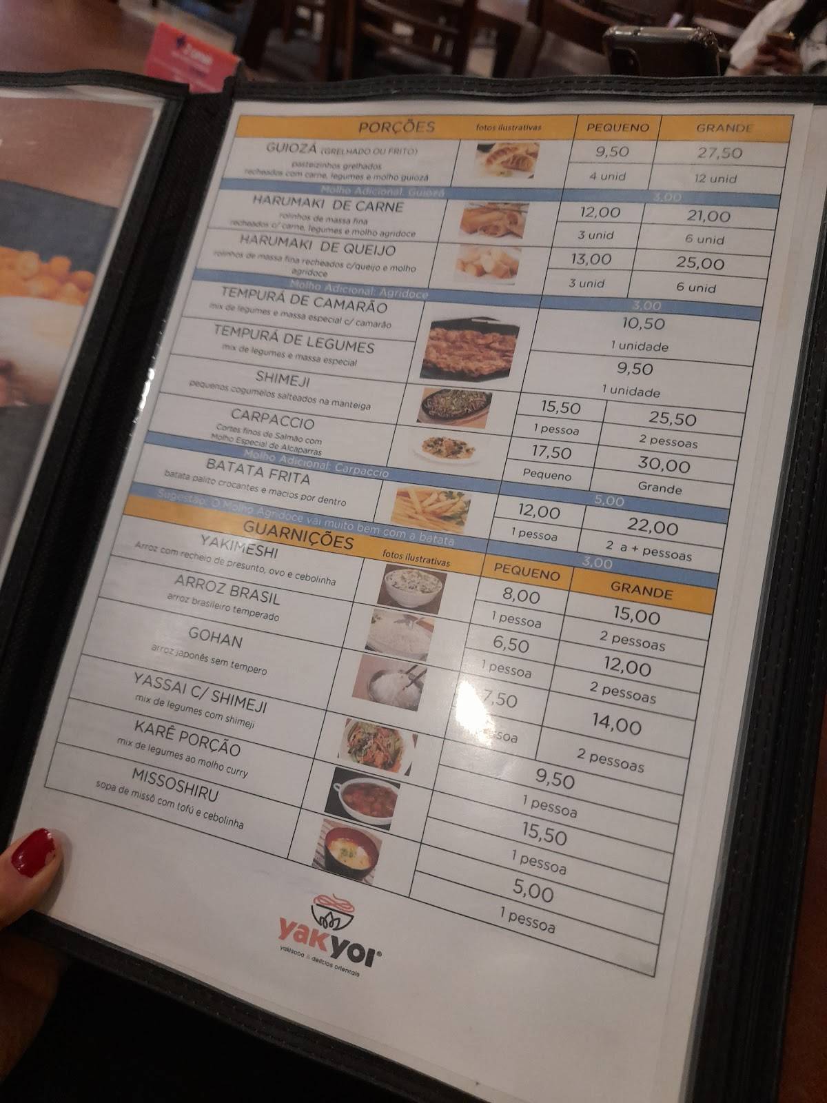 Menu em Yakyoi Yakisoba & Delícias Orientais restaurante, Arujá, 965 ...