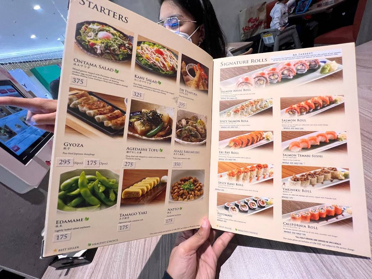Carta de Yayoi Teishoku Restaurant - Baguio, Baguio