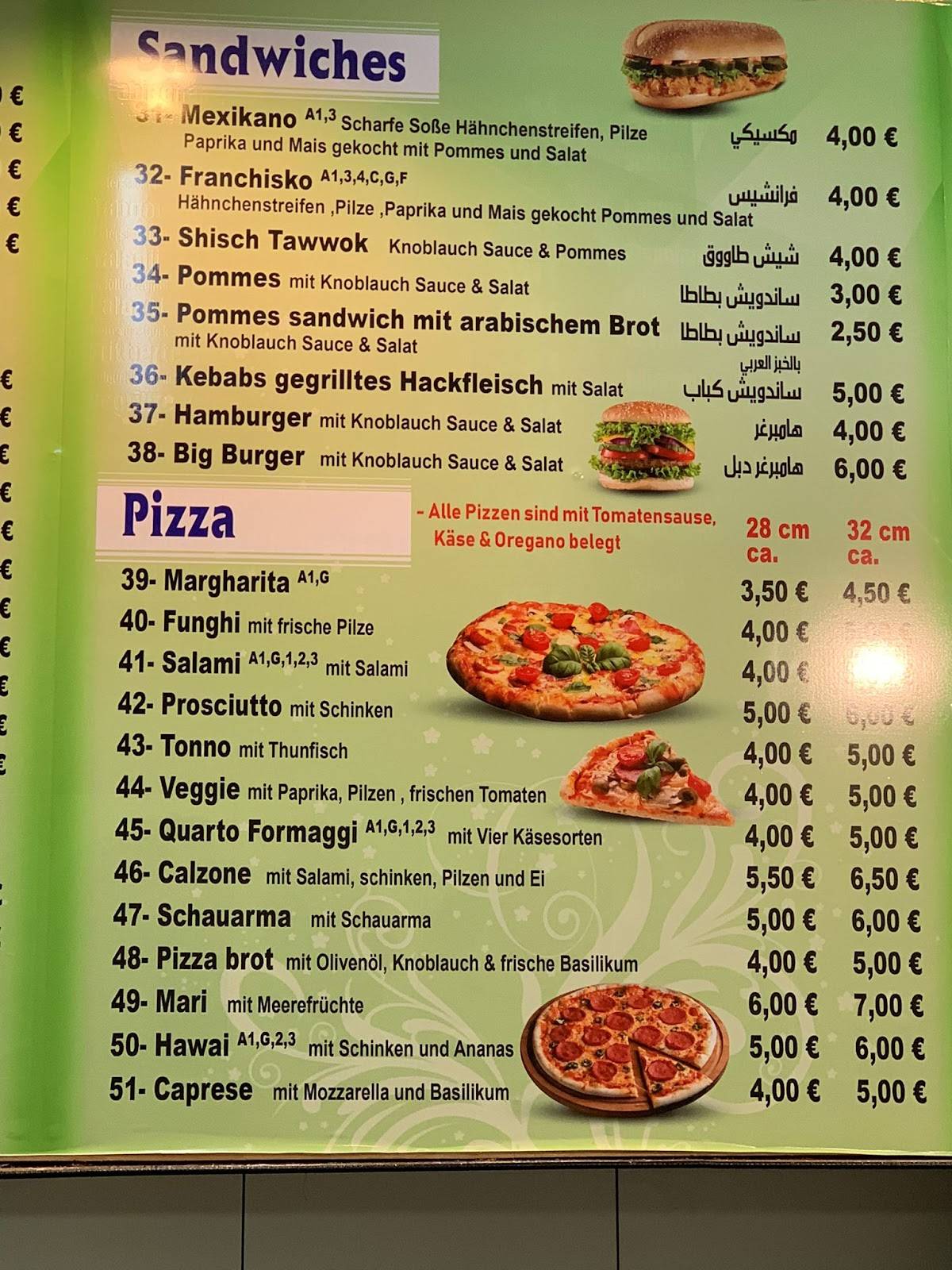 Speisekarte von مطعم الميدان Al-midan Restaurant - Herne, Herne