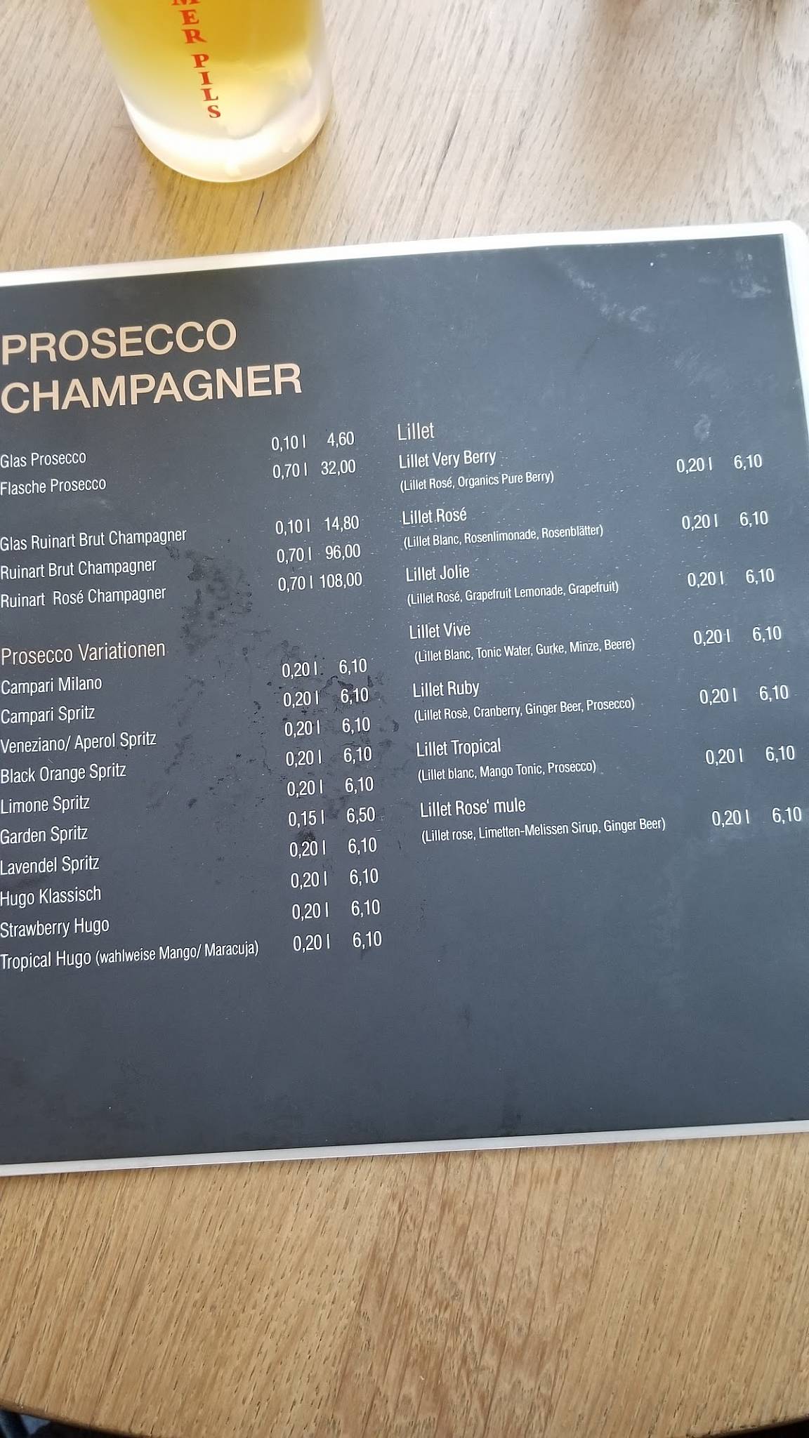 Speisekarte von 360° Cafe, Innsbruck
