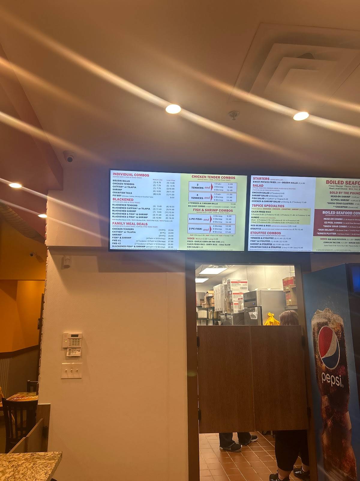 Menu at 7Spice restaurant, Houston, N Fry Rd