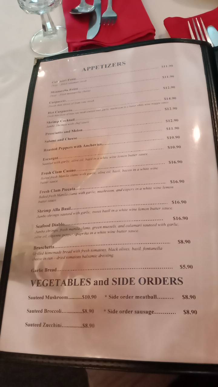 Menu at Palazzo Ristorante Italiano restaurant, Aiea, 99-080 Kauhale St ...