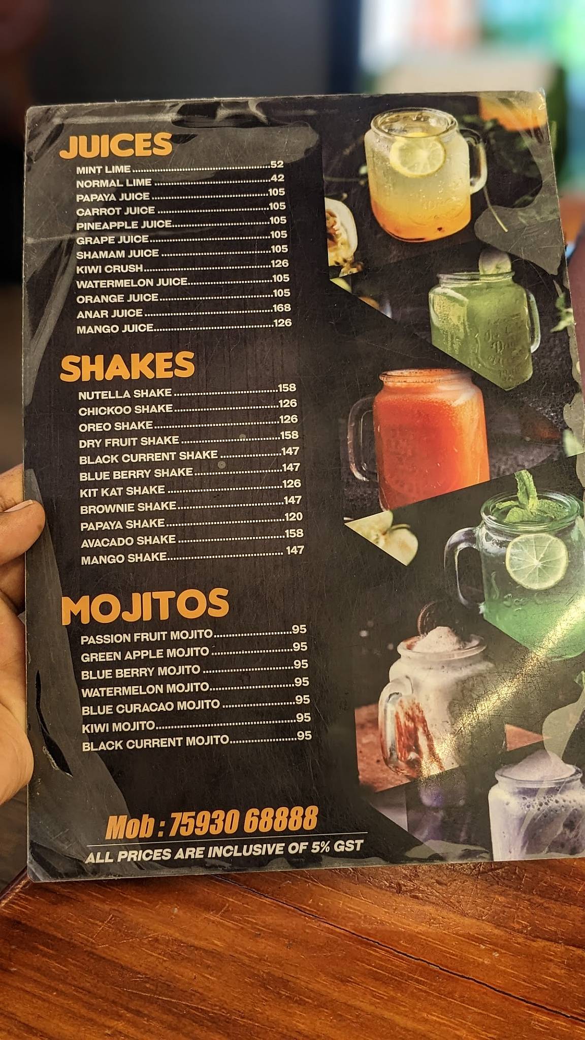 Menu at Al Taza - Kozhikode, Kozhikode