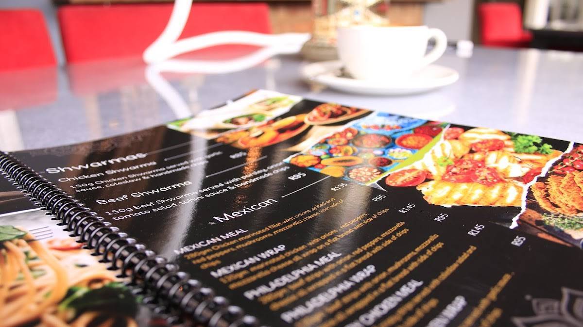 Menu at Aladdin The Collection restaurant, Cape Town