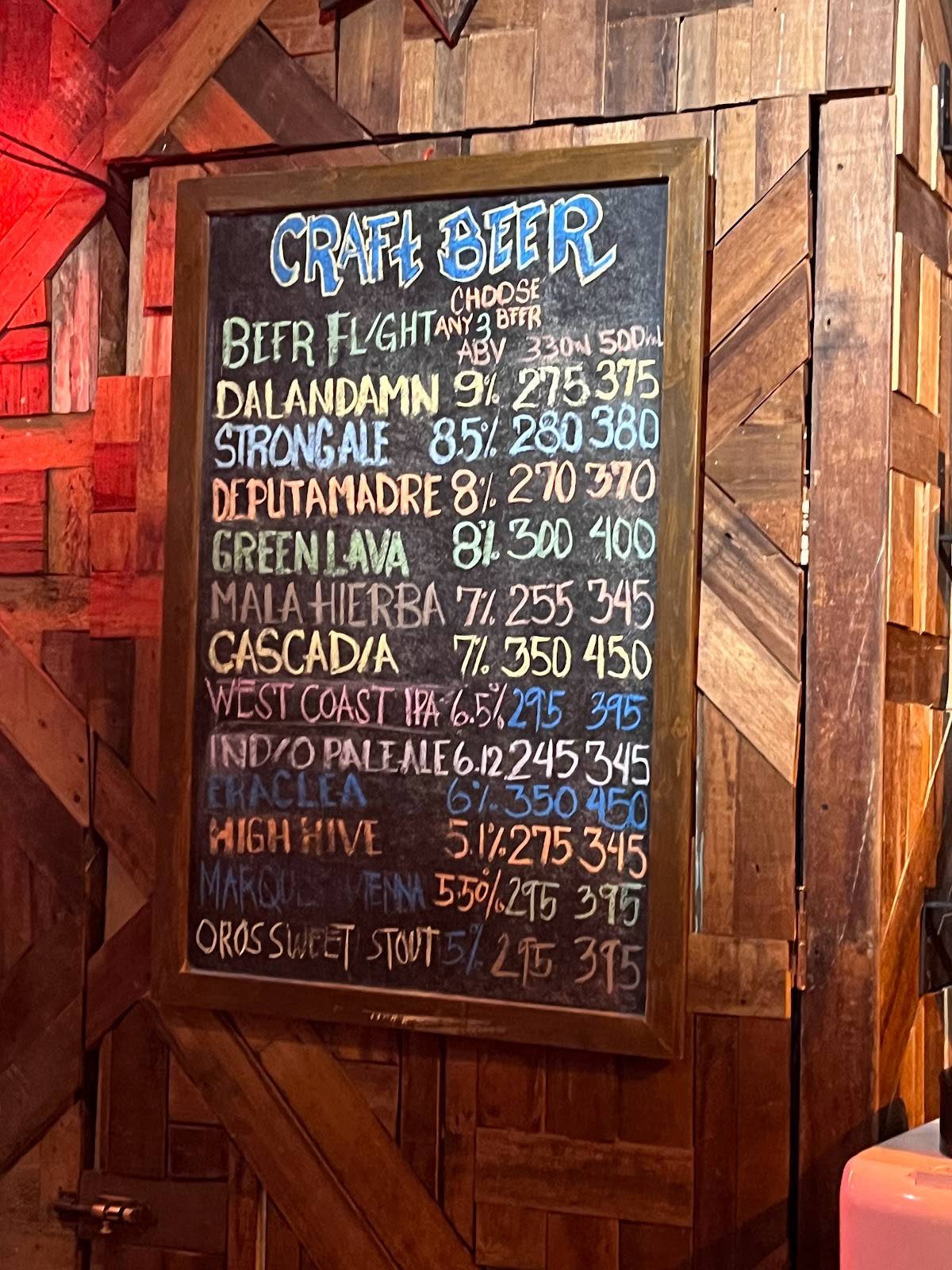 Menu at Alamat Filipino Cuisine pub & bar, Makati
