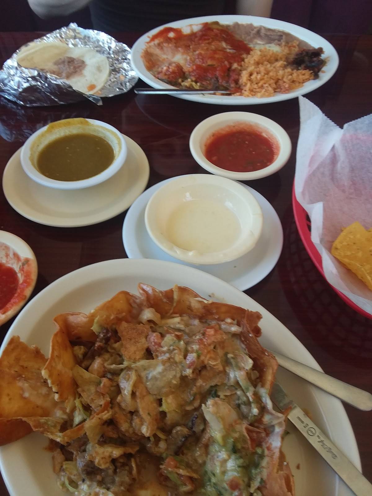 Menu at Arandas Mexican Restaurant, Salem