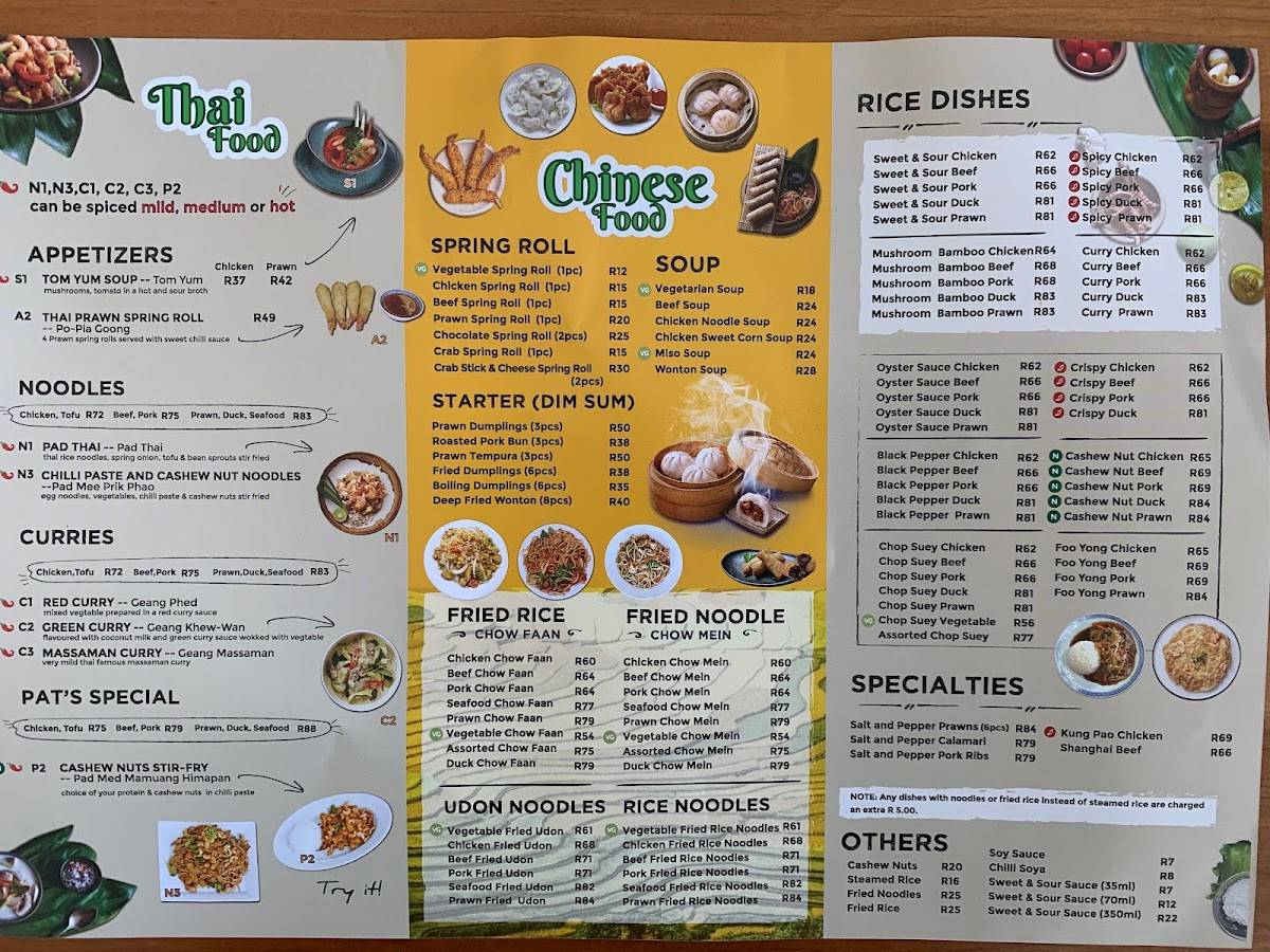 Menu at Asian Point Ferndale restaurant, Randburg