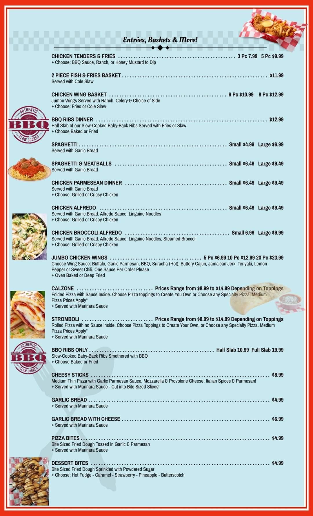 Menu at Market 27 pizzeria, Avon Park, US Hwy 27 N