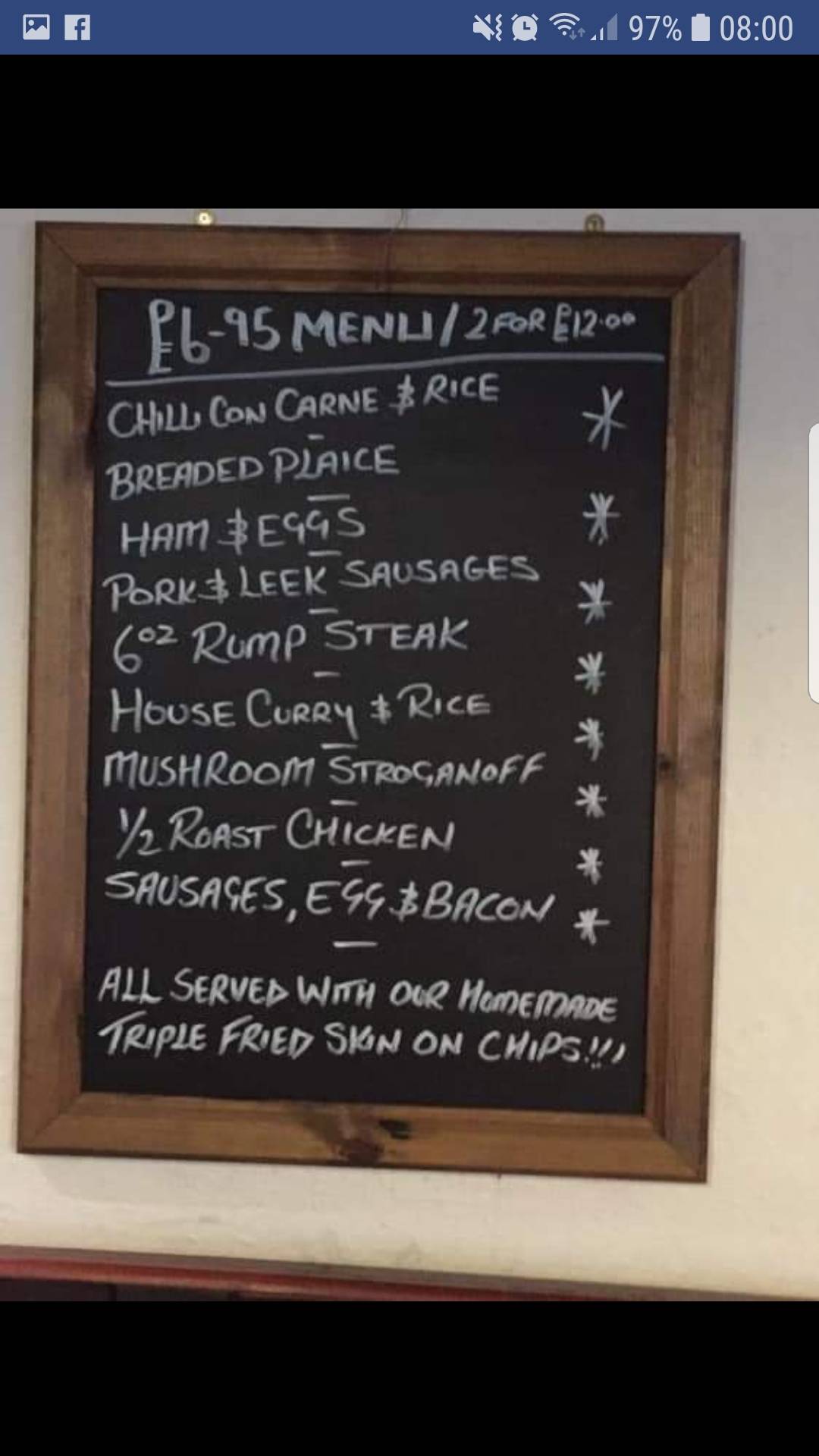 Menu at The Cross Inn pub & bar, Lydney