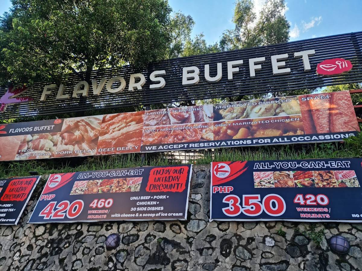 Menu at K Flavors Buffet restaurant, Baguio, 36 Legarda Rd