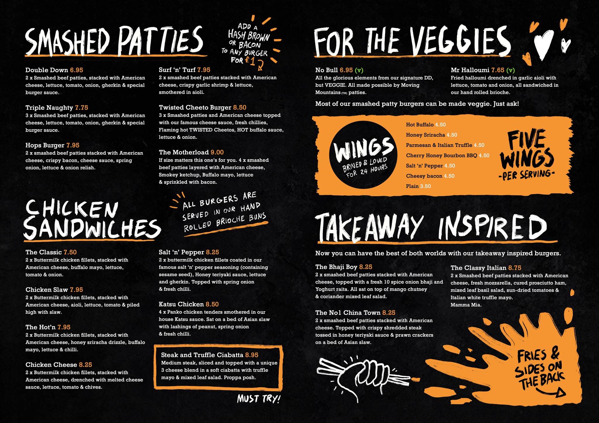 Menu at Bank Street Kitchen restaurant, Ossett