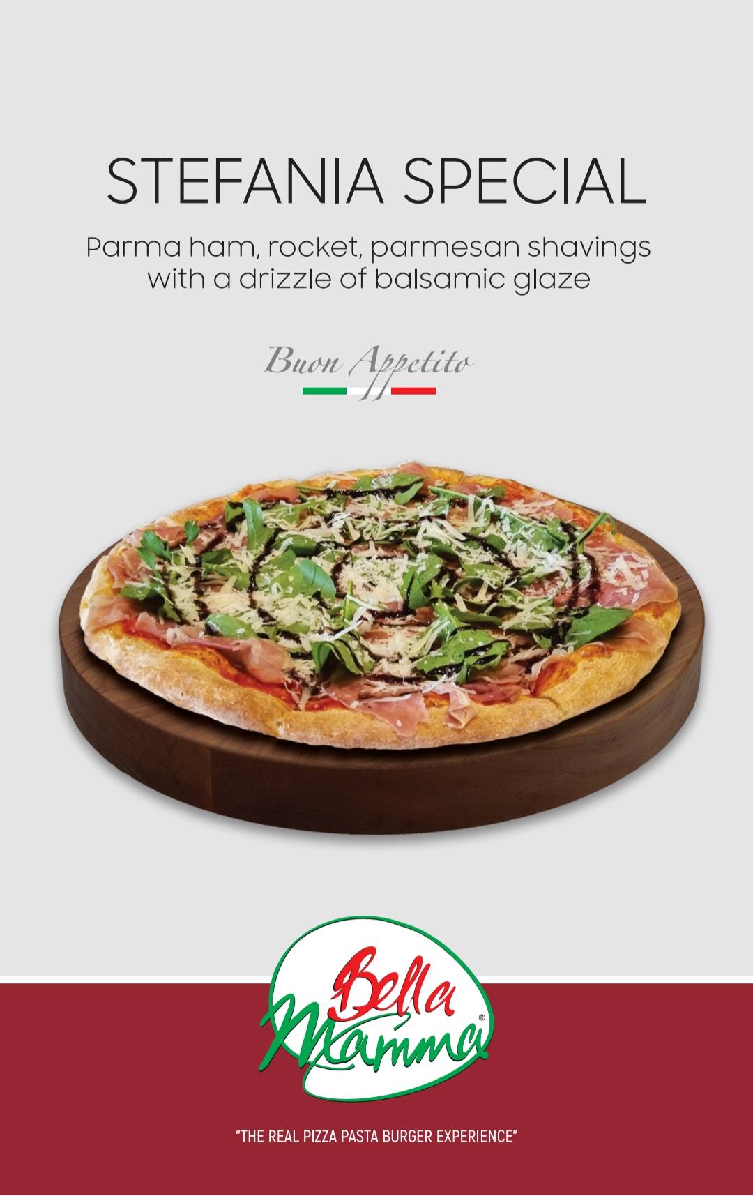 Menu at Bella Mamma restaurant, Welkom
