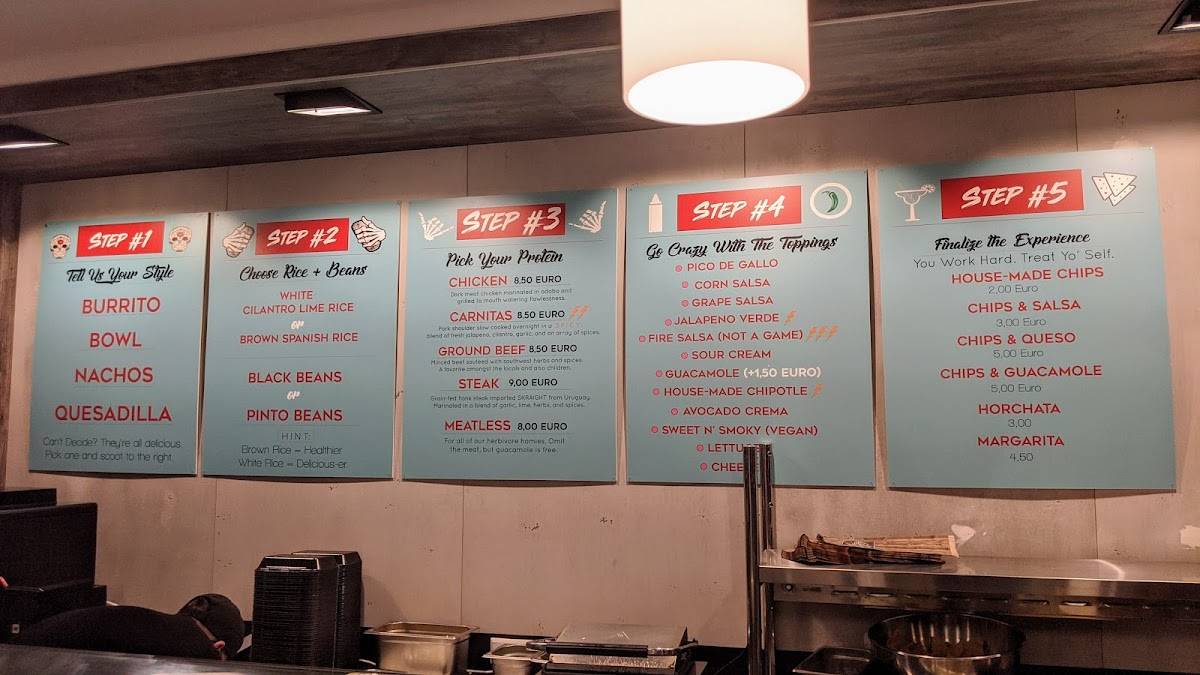 Menu at Benji's Burrito Bistro restaurant, Kaiserslautern, Im ...
