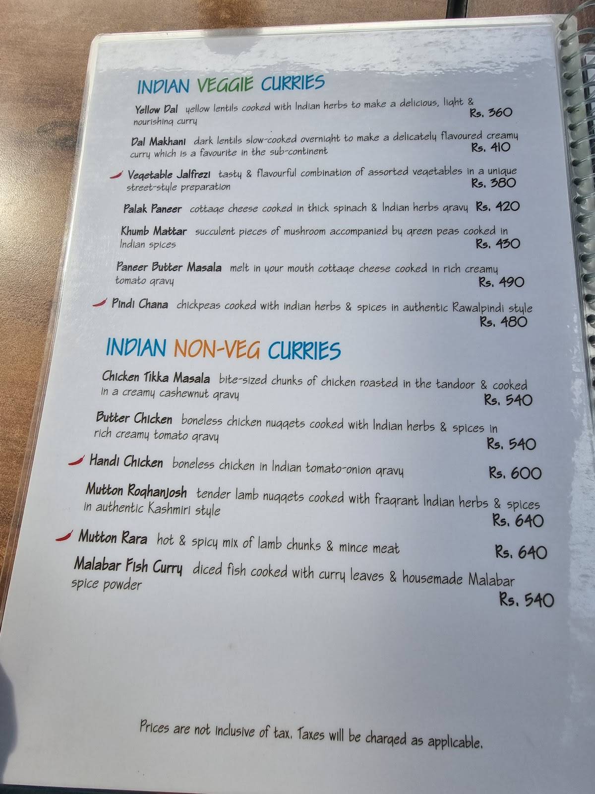 Menu at -Best Riverside Cafe /Live Music/Food and Drinks /Restro-Bar ...
