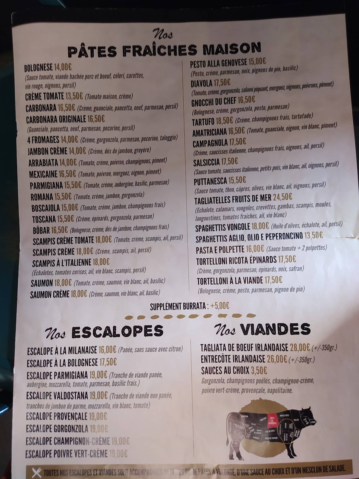 Menu au BôBar, Beyne-Heusay