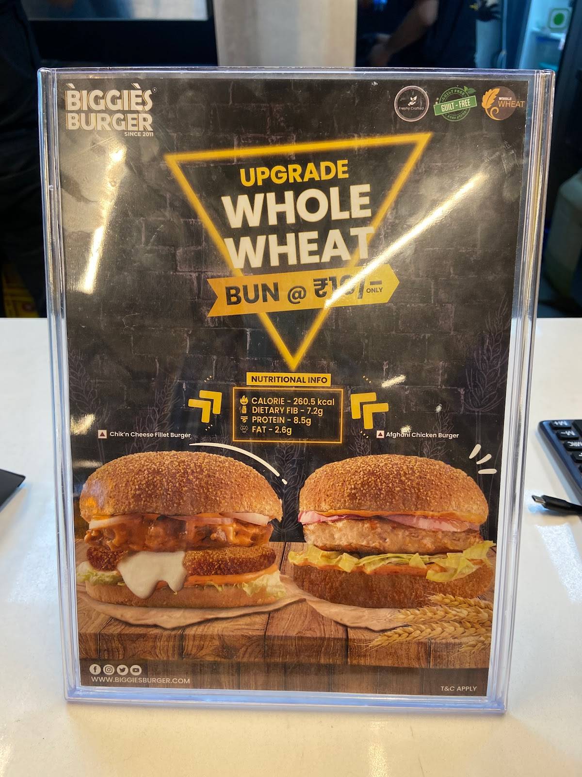 Menu at Biggies Burger: AECS Layout, Bengaluru