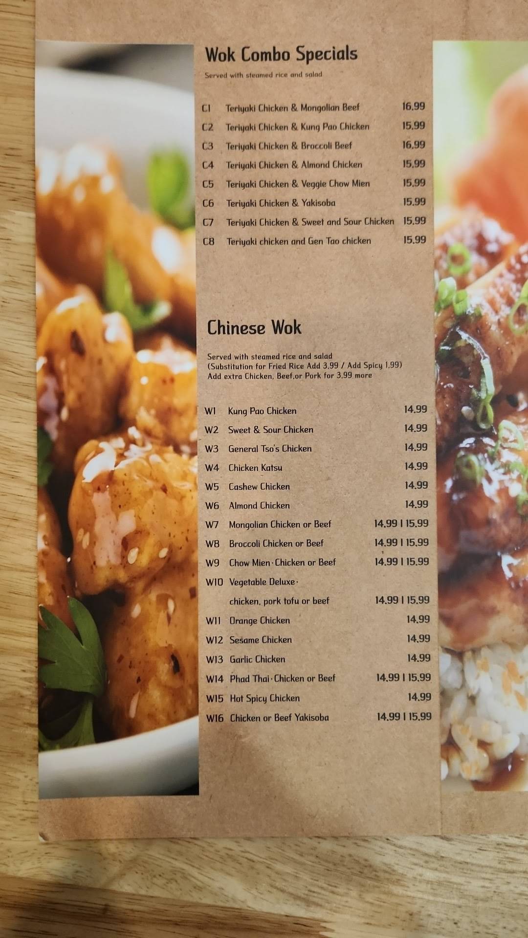 Menu at Happy Pho Time restaurant, Bonney Lake