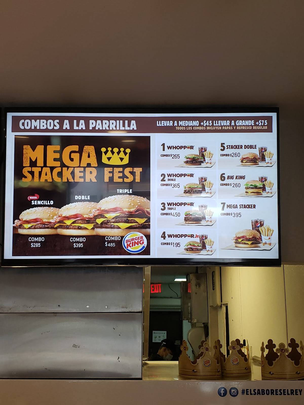 Carta del restaurante Burger King, Santiago De Los Caballeros, Av ...