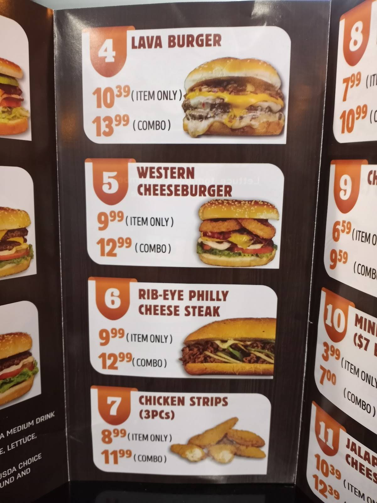 Menu at CaliBun Burgers & Shakes restaurant, New York City