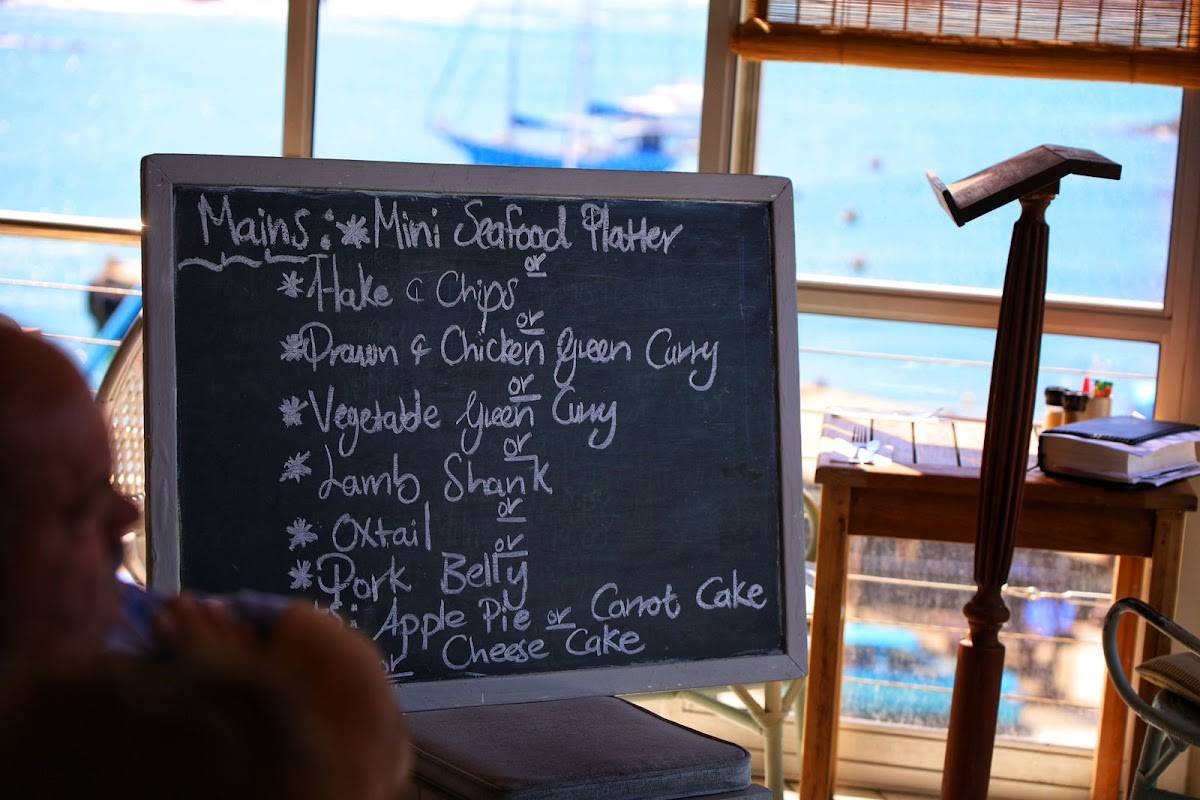Menu at The Rock Restaurant, New Harbour Hermanus, Hermanus, New Harbour
