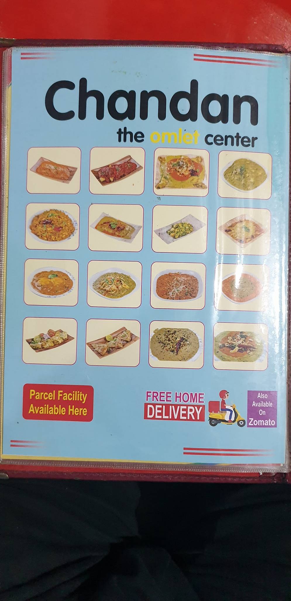 Menu at Chandan Omelette Center, Surat