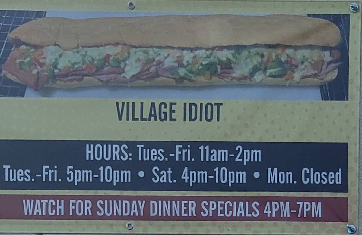 Menu at Cosmo’s Kitchen restaurant, Clarksburg