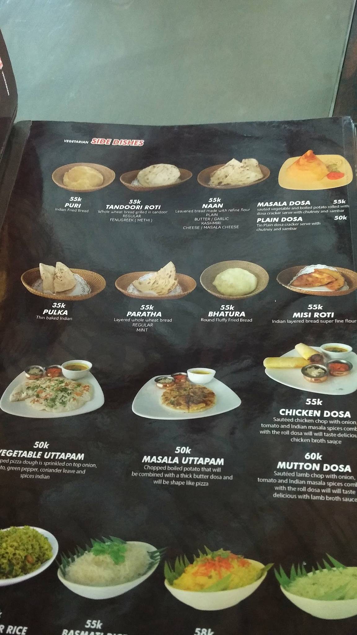 Menu at B' Couple @ Kuta Paradiso restaurant, Kuta