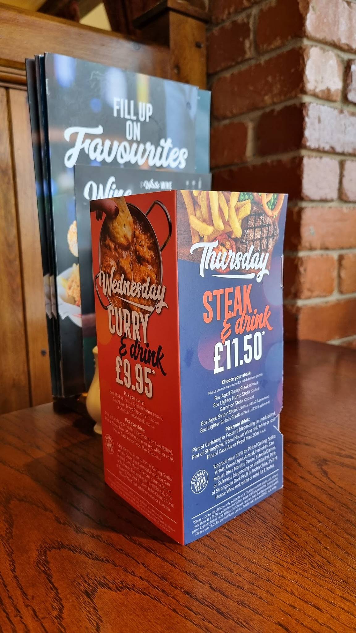 Menu at Kings Corner pub & bar, Derby