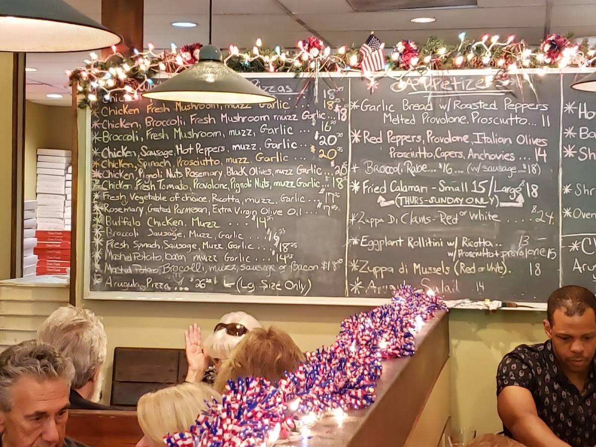 Menu at Roseland Apizza pizzeria, Derby