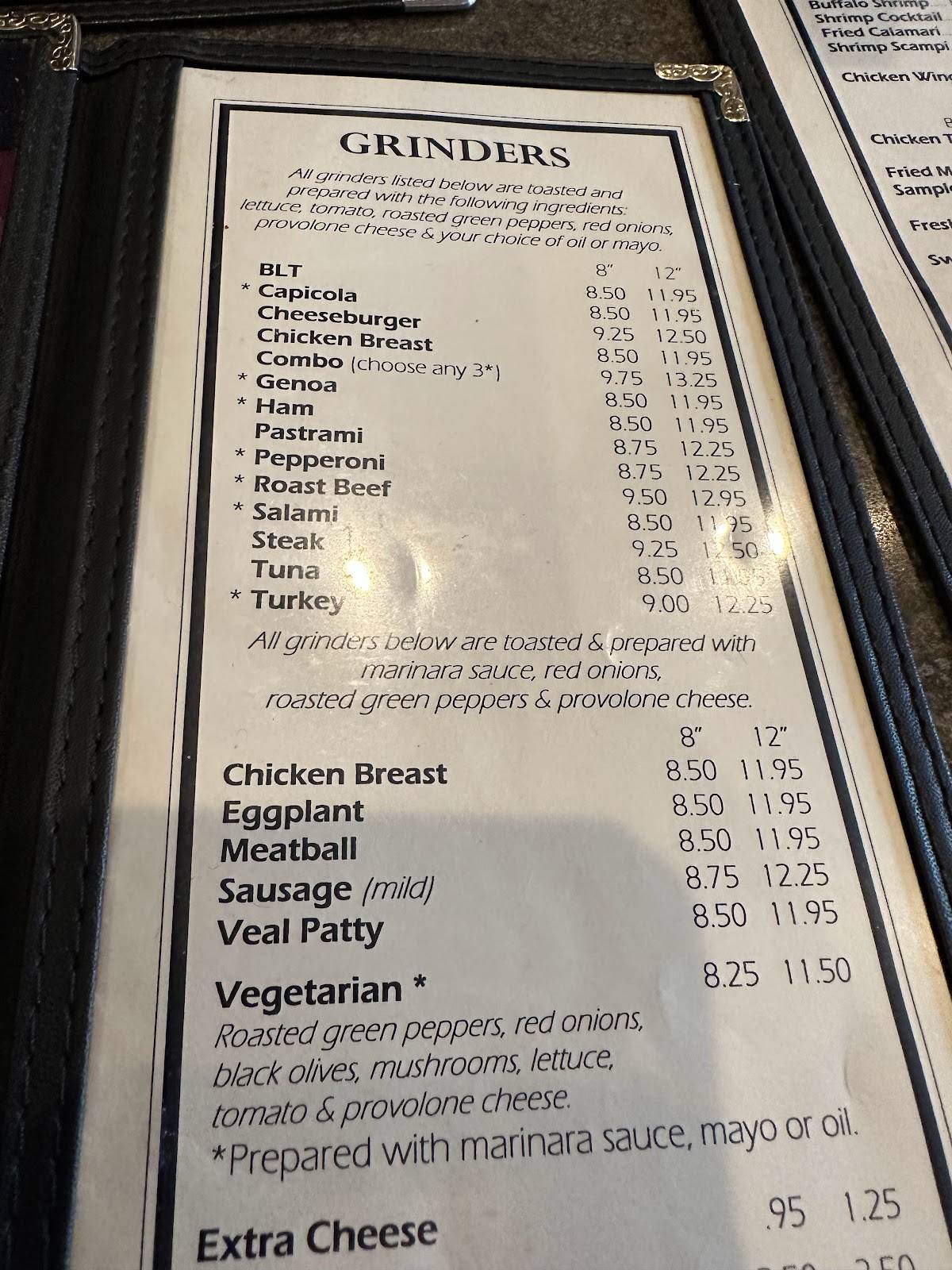 Menu at Dimitri's Pizza Restaurant, Coventry