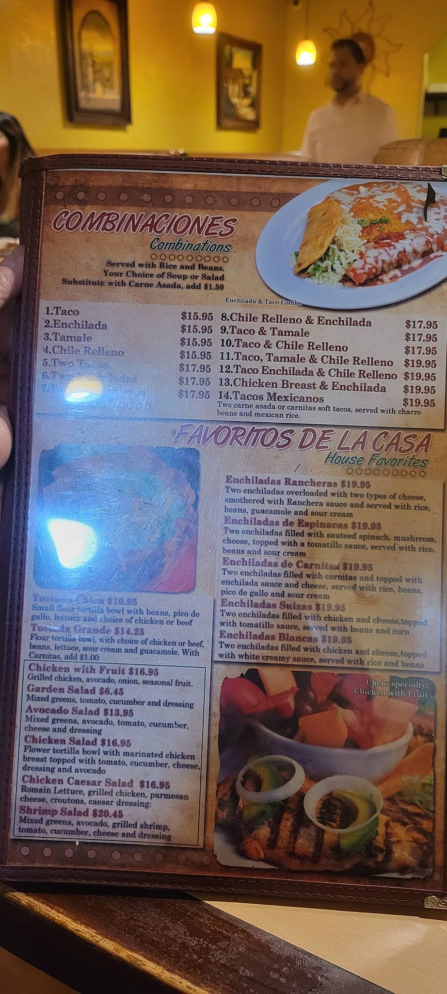 Menu at Don Sebastian Mexican Restaurant, Lancaster