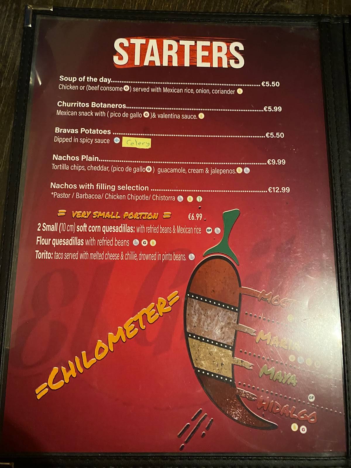 Menu at El Grito Mexican Taqueria Mountjoy Square restaurant, Dublin ...